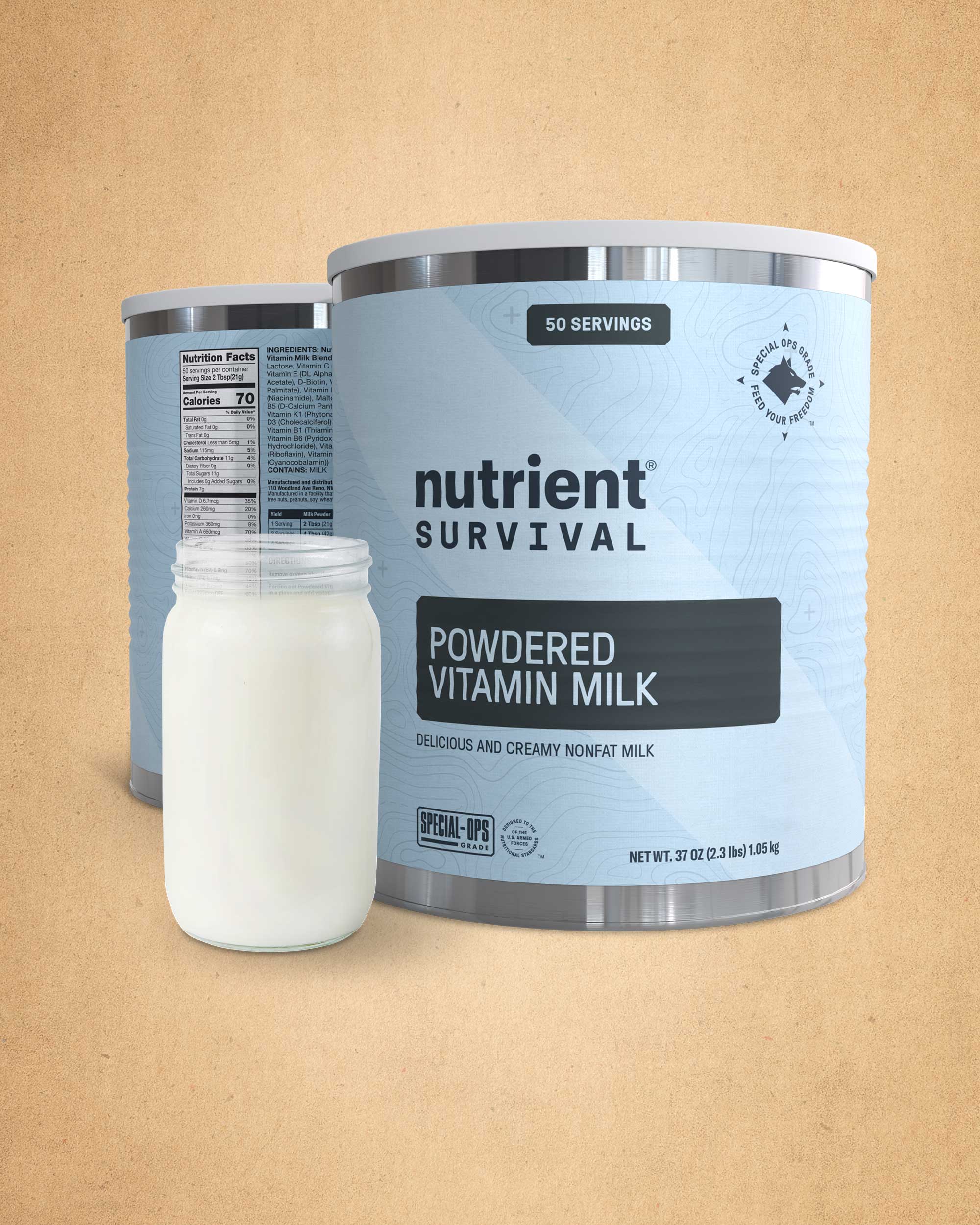 Powdered Vitamin Milk #10 Can – Nutrient Survival