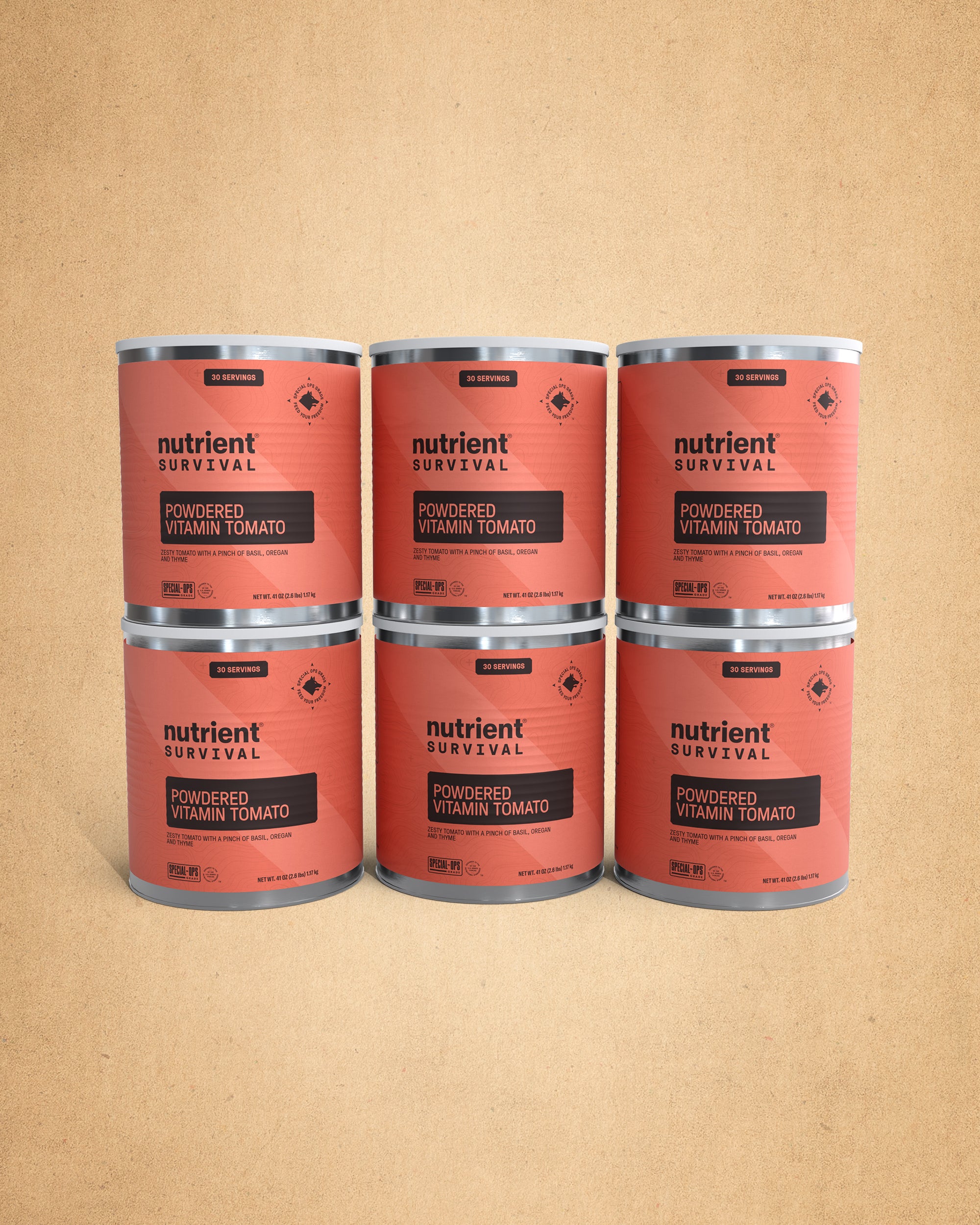 Powdered Vitamin Tomato 6 Cans – Nutrient Survival