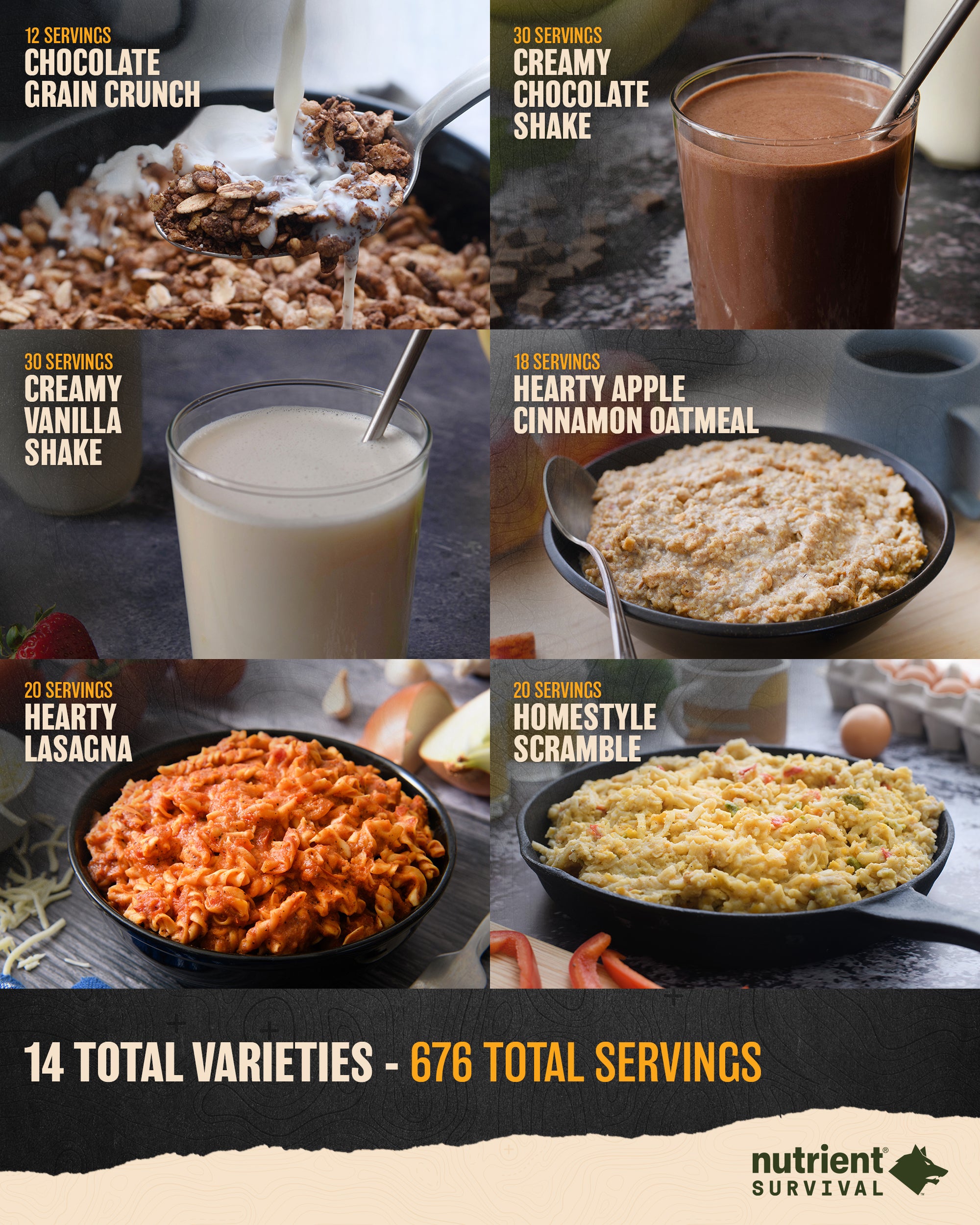 60-Day Max Variety Emergency Food Kit – Nutrient Survival