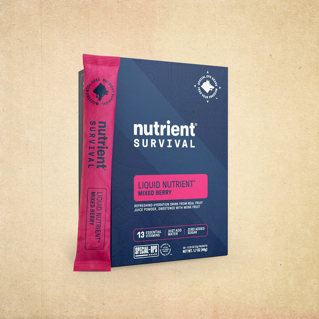 Liquid Nutrient Mixed Berry Singles 30-Pack – Nutrient Survival